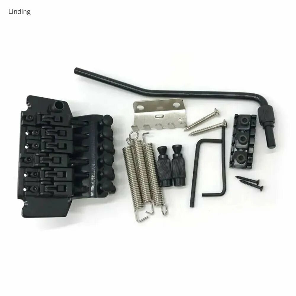 Аксессуар для струнных, Черная система двойного трепетания модели Floyd Rose, 15 видов 1 компл