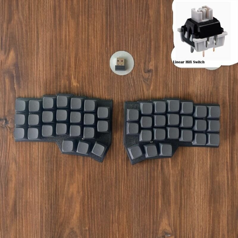 CORNE V4 split keyboard Беспроводная система горячей замены 2.4G Эргономичный флакон