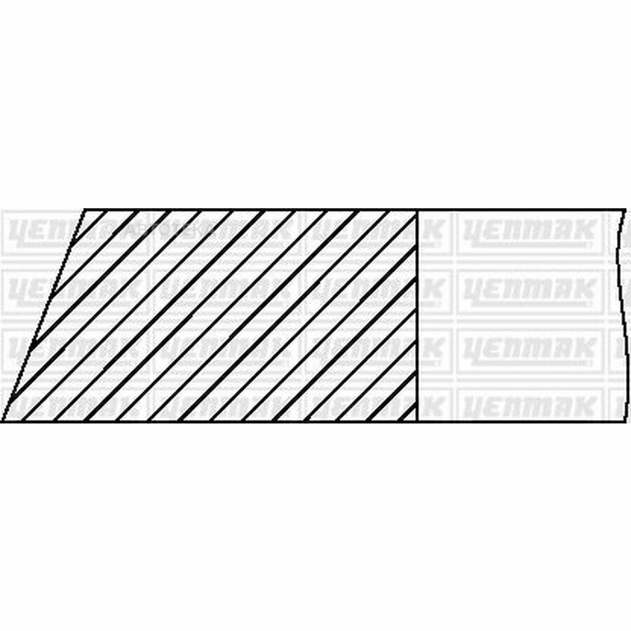 8800 mm Кольца поршневые комплект на YENMAK 9191016000