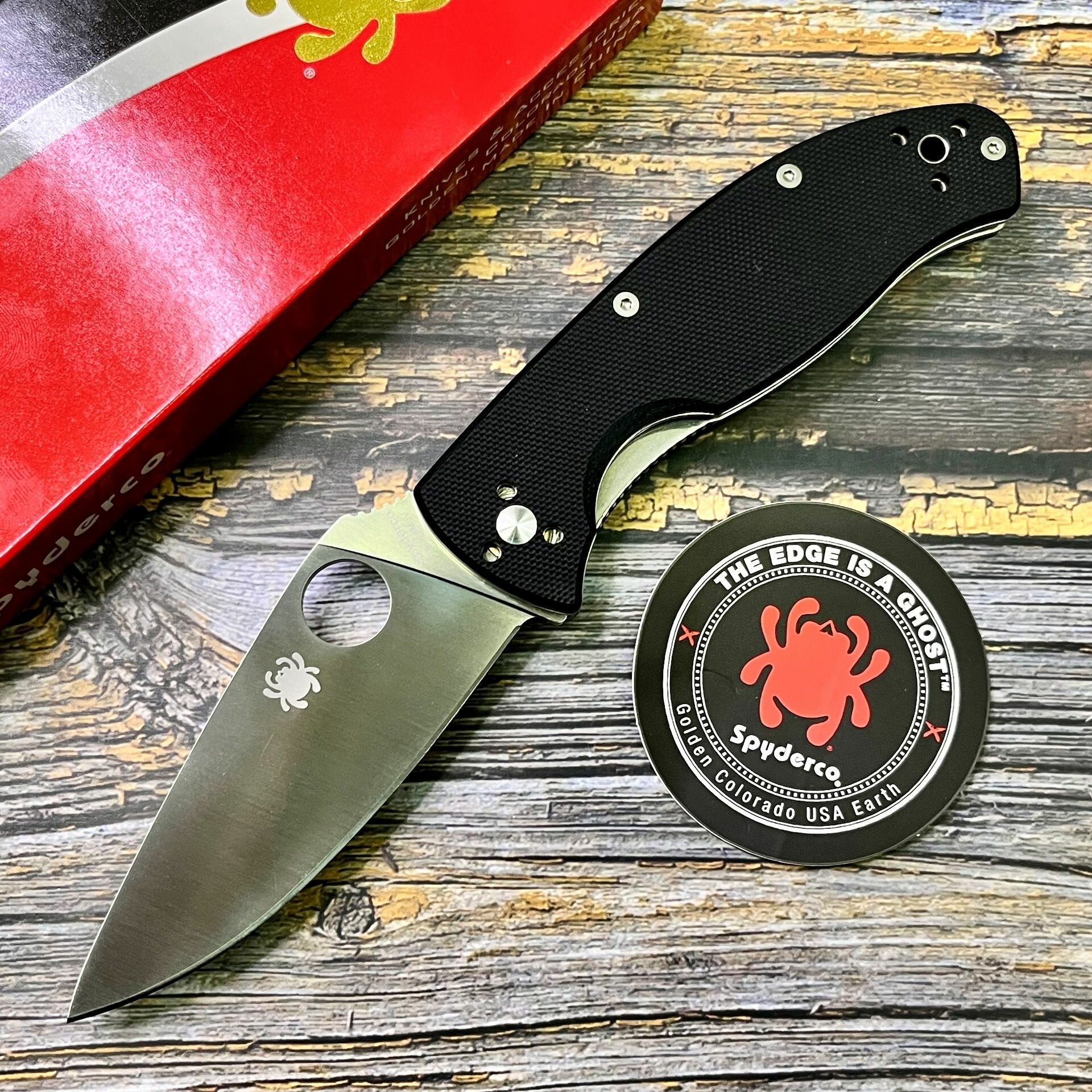 Складной нож Spyderco C122GP Tenacious
