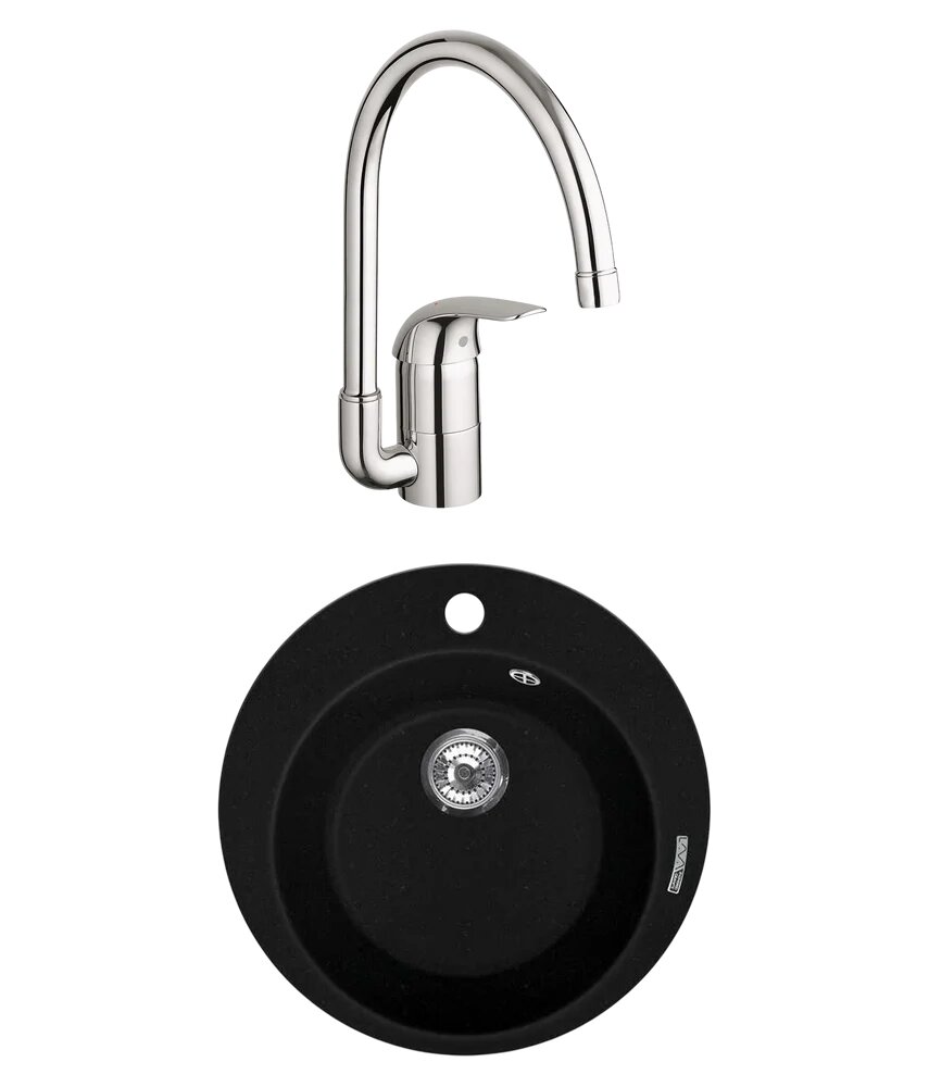 Комплект Мойка Lava R1 / Смеситель Grohe Euroeco