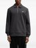 Свитер FRED PERRY Half-zip embroidered-logo sweater, размер 46, , серый