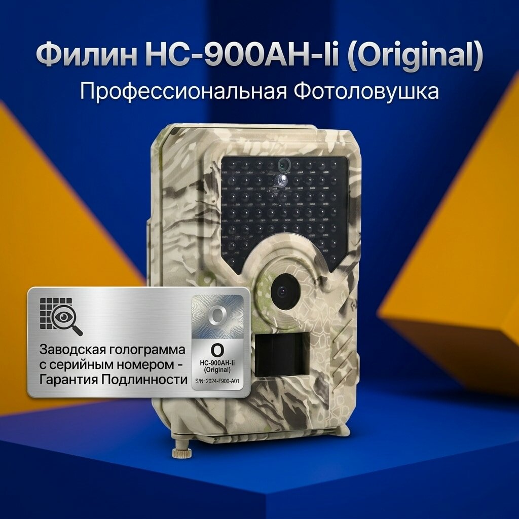 Фотоловушка Филин HC-900AH-li мини камера для охоты, отдыха и туризма