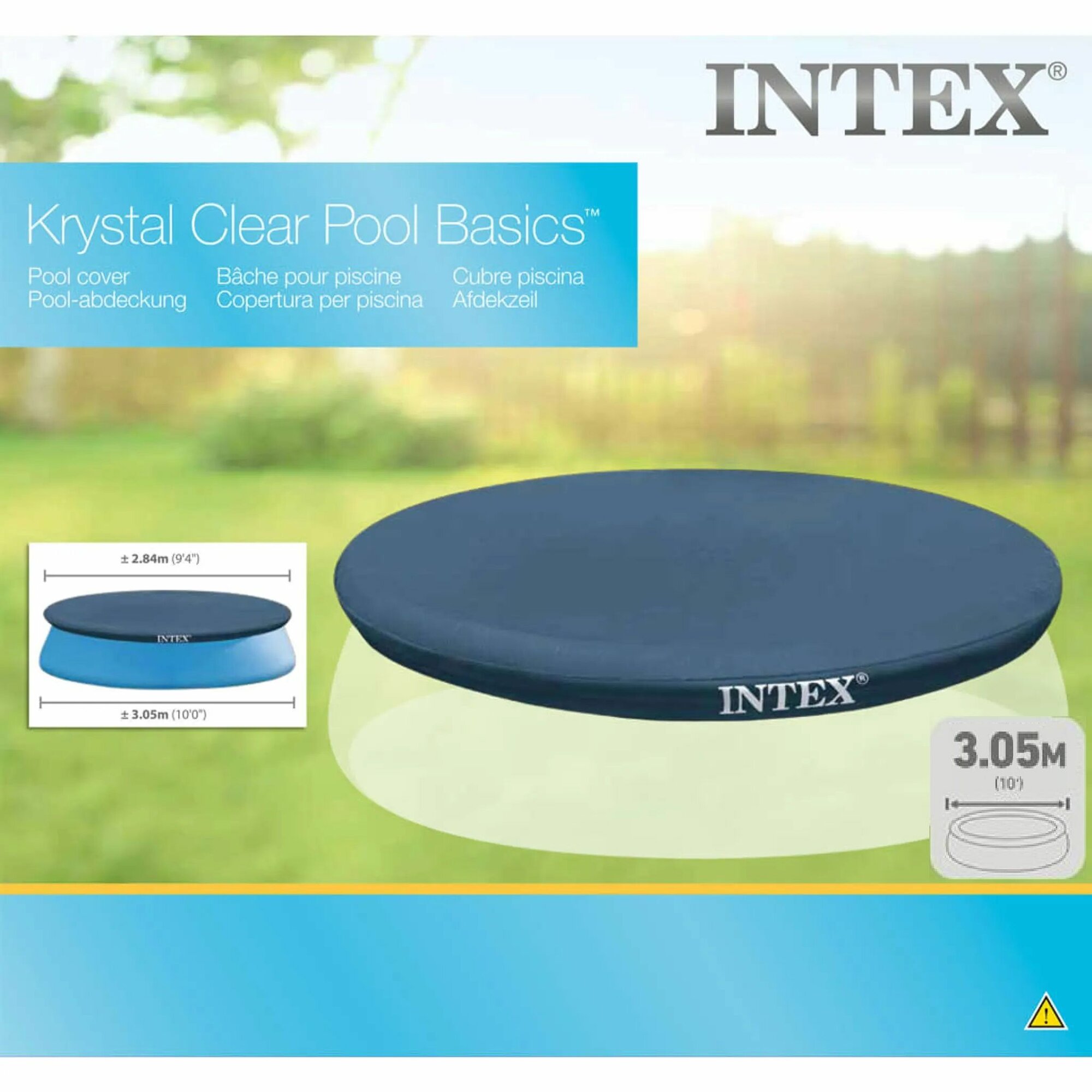 Тент для бассейна с надувным кольцом 305см, INTEX - 28021
