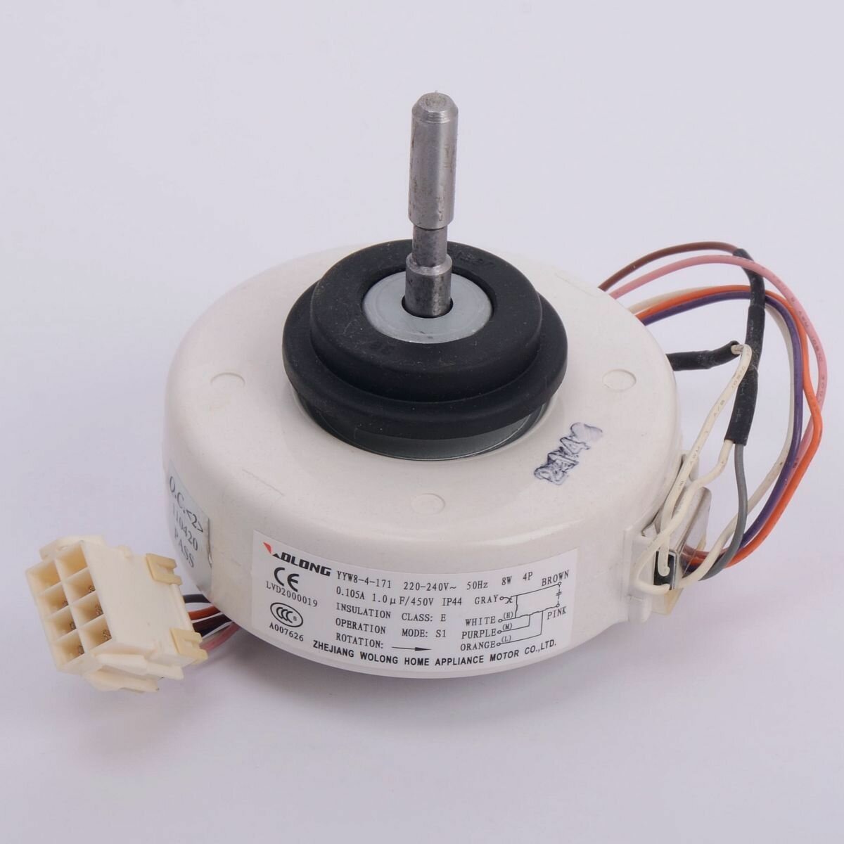 Электродвигатель внутреннего блока YYW8-4-171 8W 220V (019134)Электродвигатель внутреннего блока YYW8-4-171 8W 220V (019134)