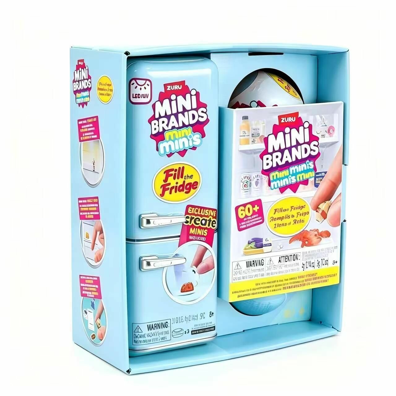 Мини-холодильник toy blind box set игровой домик маленький мини-холодильник minibrands креативный игрушечный мяч