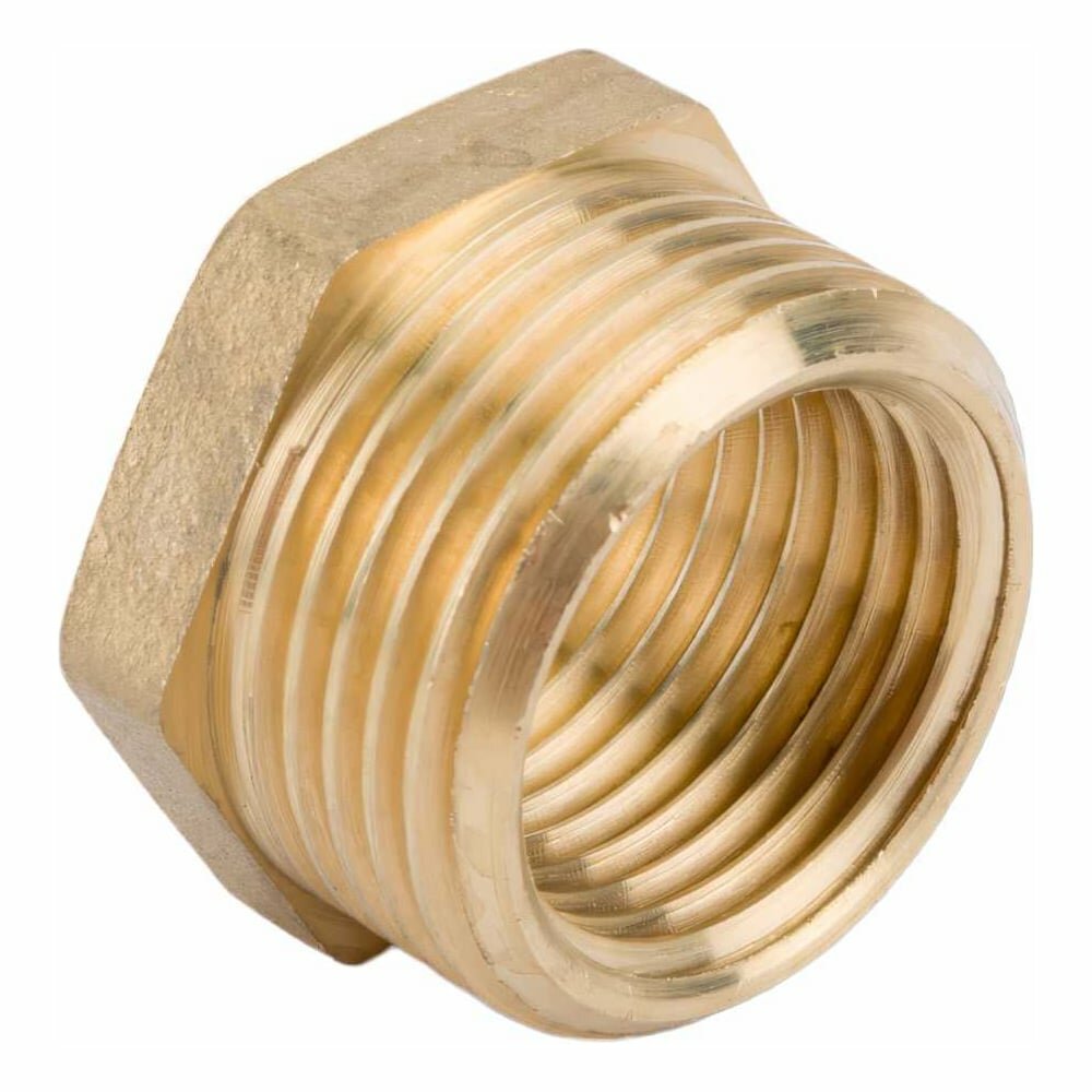 Футорка LD PRIDE DN20х15 (3/4"НР х 1/2" ВР) латунь с биркой LD.65.517.20х15 — фото 1
