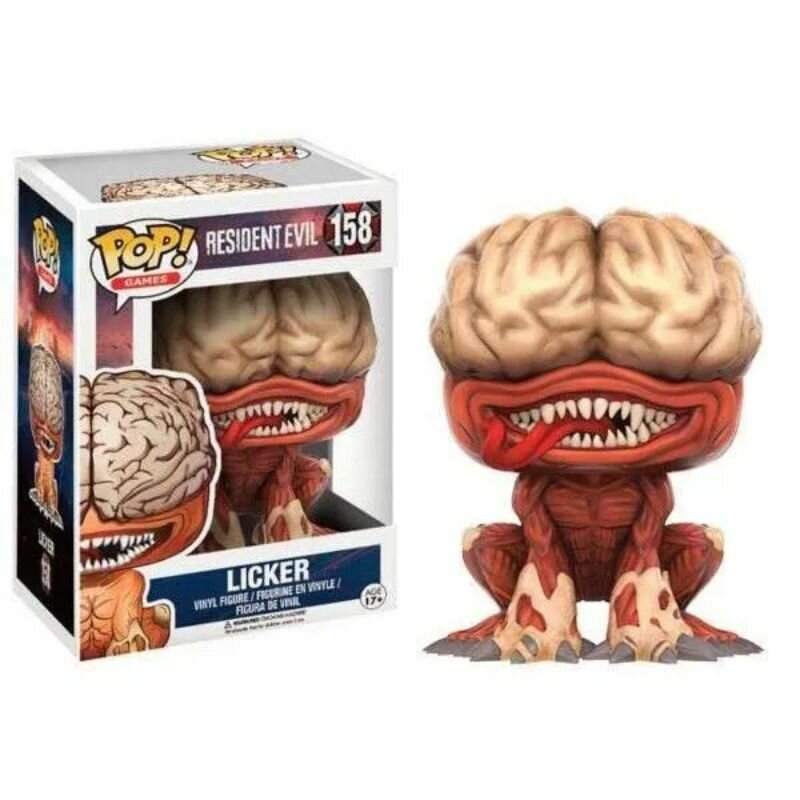 Фигурка POP! Games: Ликёр (Licker) из Resident Evil / Biohazard 2 #158, виниловая коллекционная фигурка, 9 см