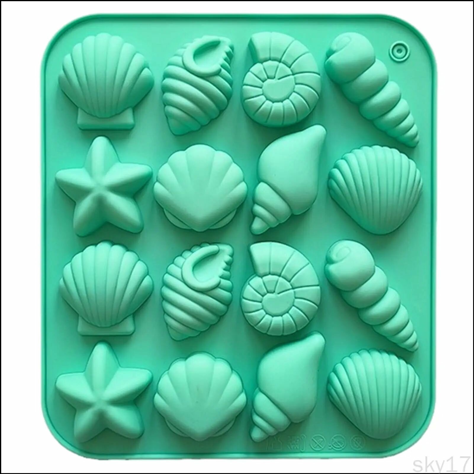 Форма для конфет, 16 яч, 1 шт