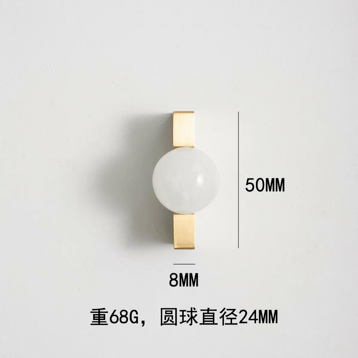 Латунные ручки для шкафов TINYHOB, белый Официальный магазин