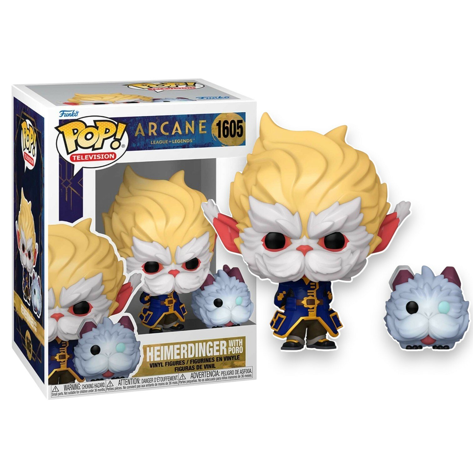 Фигурка Arcane League of Legends Heimerdinger w Poro от Funko POP! 1605