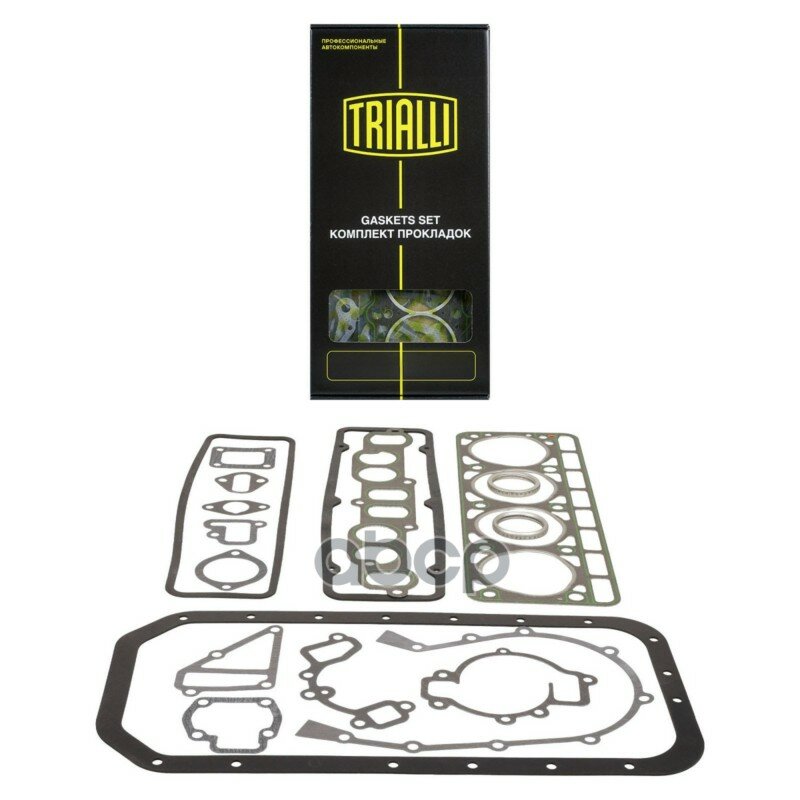 Прокладки двигателя кмпл. для а/м ГАЗ 2410 (змз. 402) (GZ 101 7018) Trialli арт. gz-101-7018