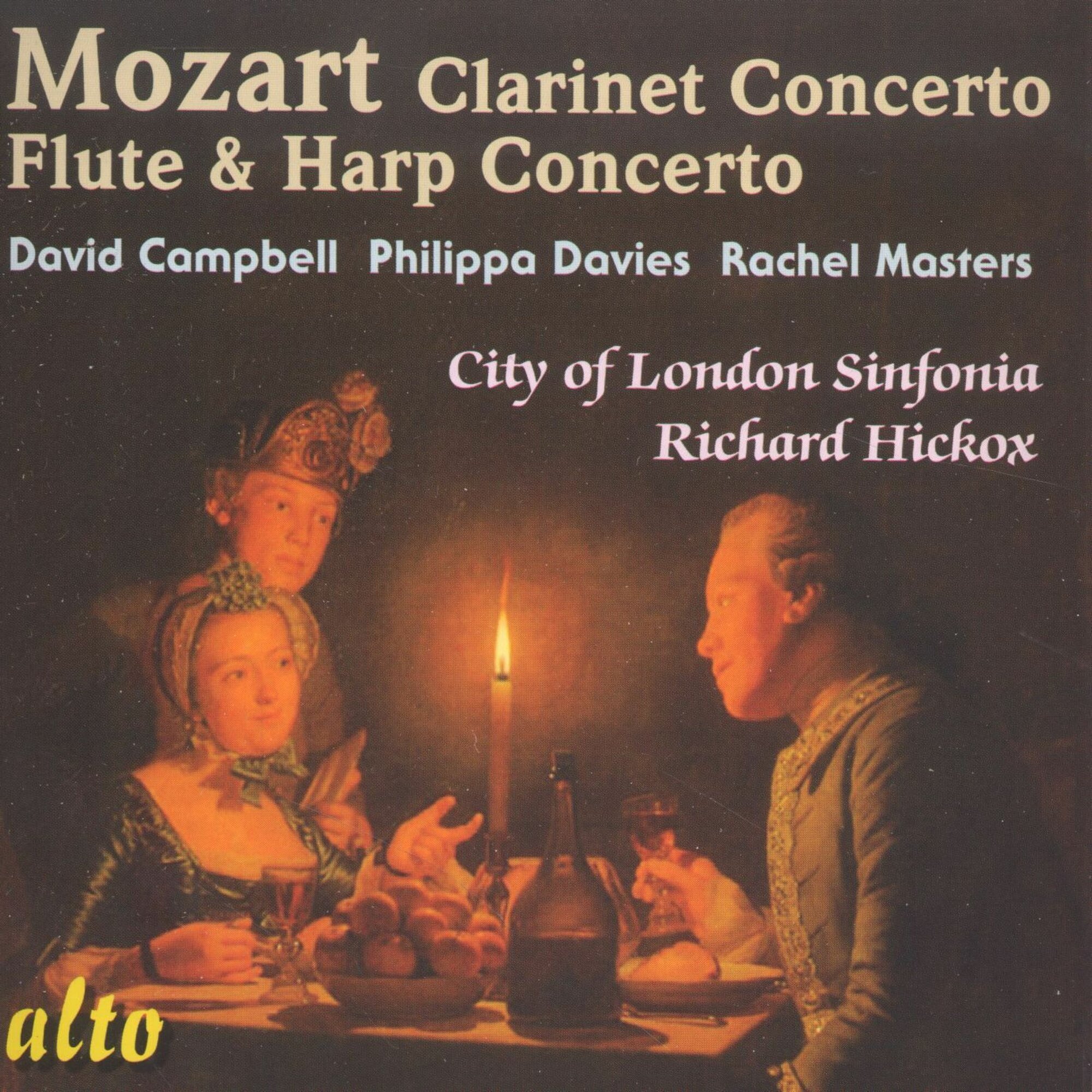 CD Диск David Campbell, Philippa Davies, Rachel Masters - Mozart: Clarinet, Flute & Harp Concertos (CD) 2010, Jewel