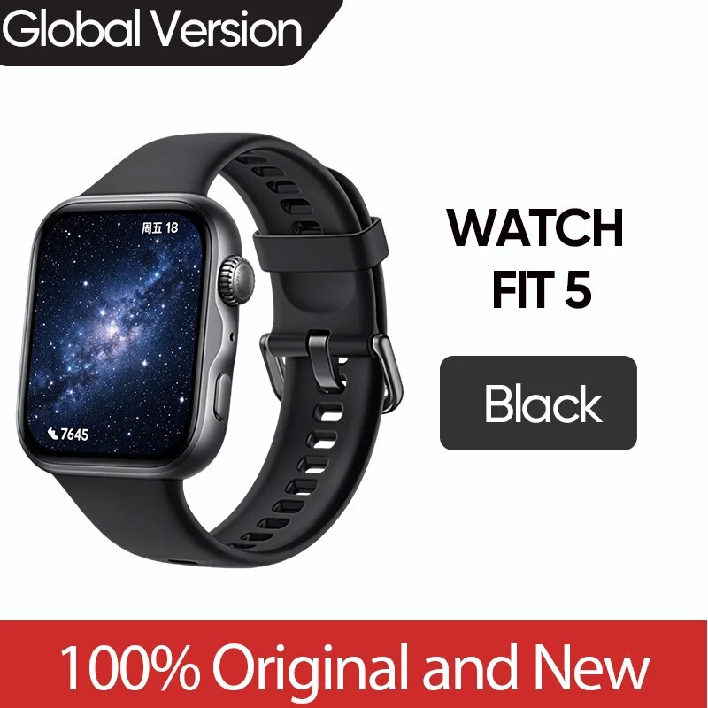 HUAWEI Watch FIT 5 фиолетовые умные часы Черный, Black