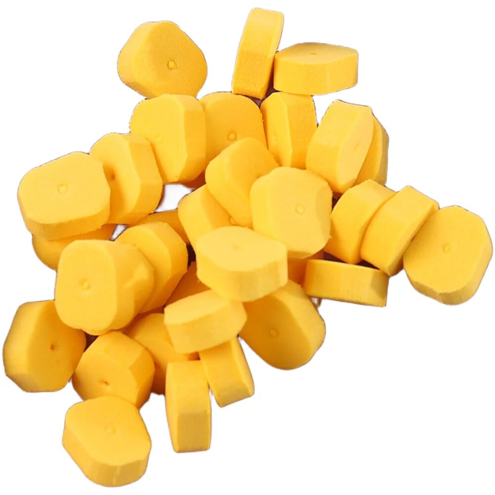 Имитационные бусины-кукуруза для донной рыбалки Желтый, yellow Large
