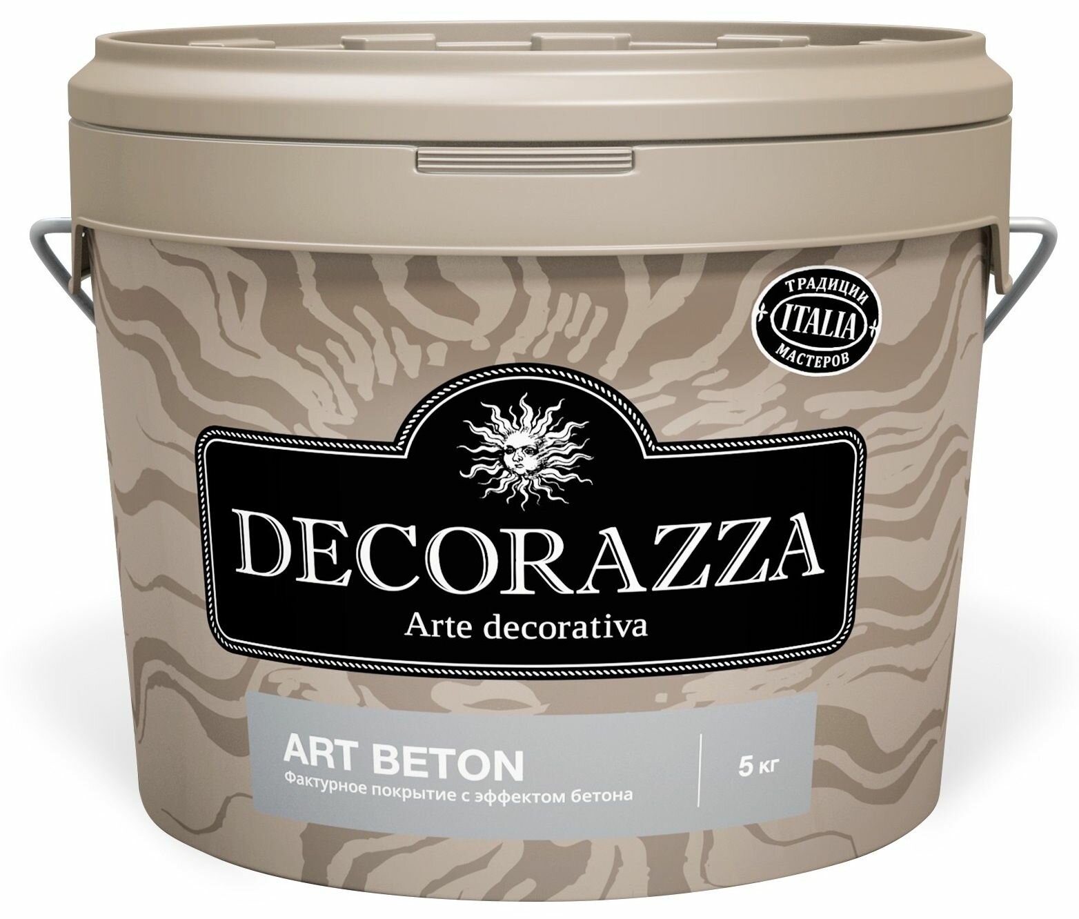Декоративная штукатурка с эффектом художественного бетона Decorazza Art Beton 4 кг