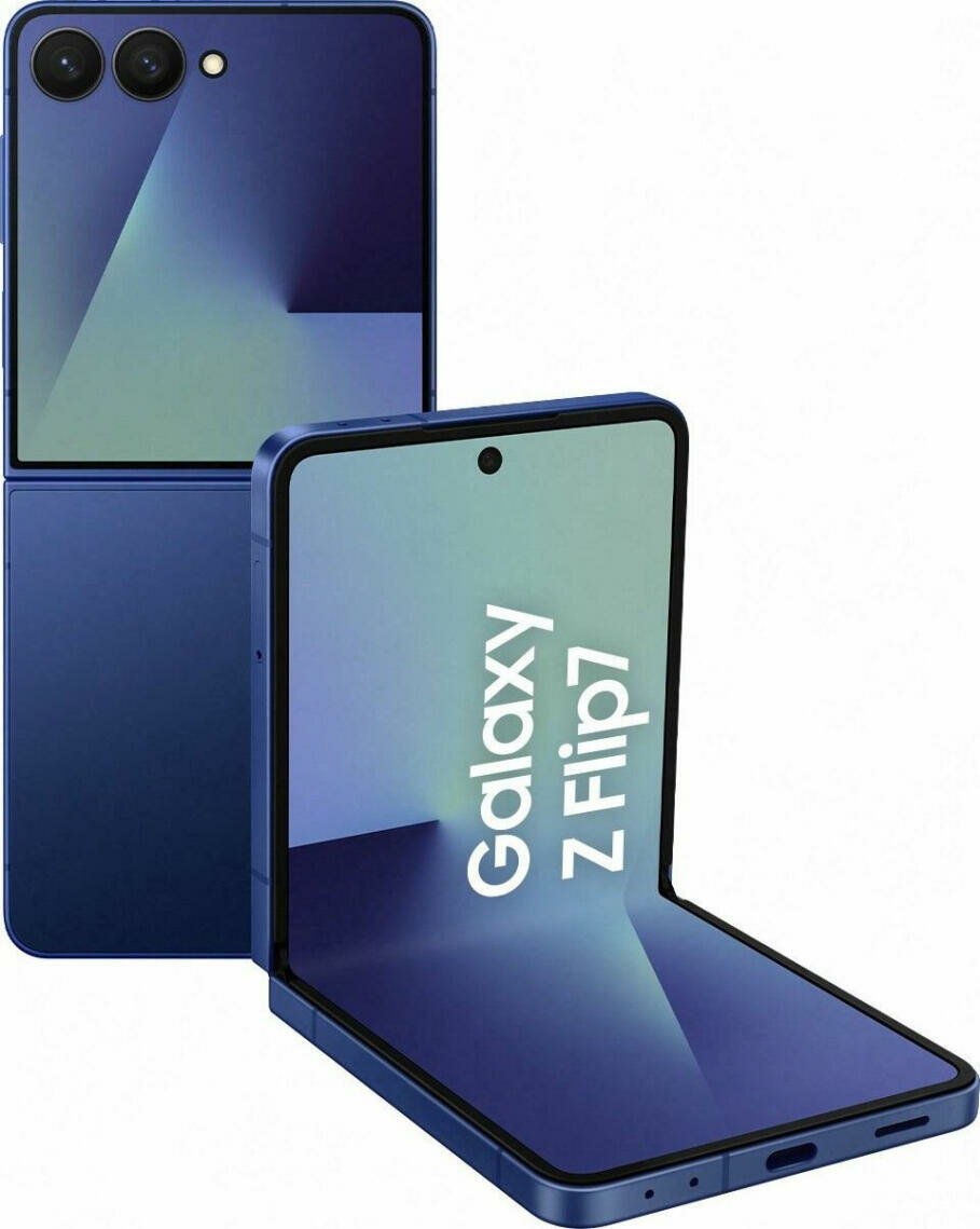 Смартфон Samsung Galaxy Z Flip 7, Nano SIM+eSIM, 12/256Gb, Blue Shadow (Синий)