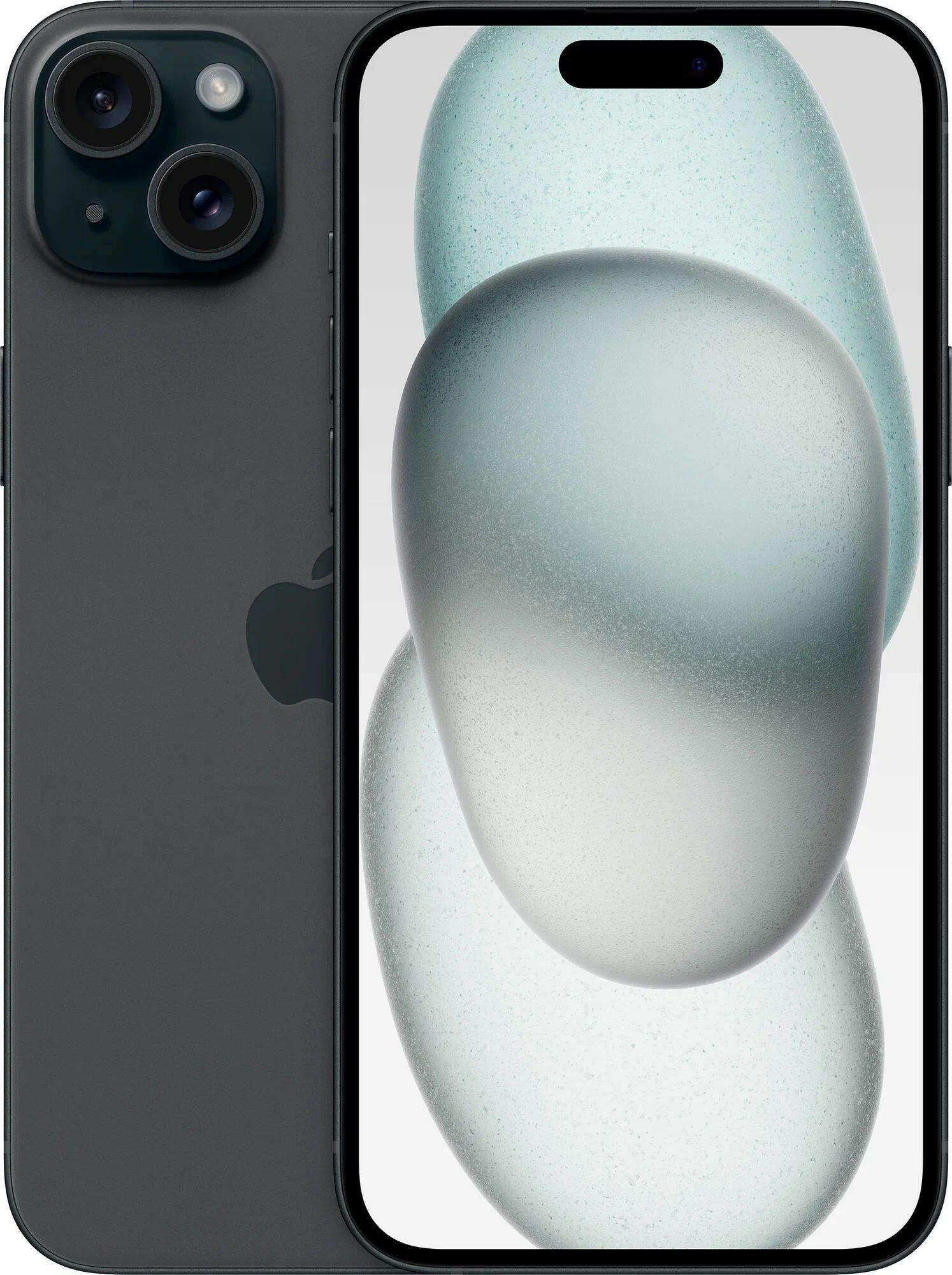 Смартфон Apple iPhone 15 Plus, 256Gb, nano SIM+eSIM, Black (Черный)