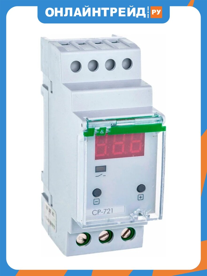 Реле напряжения F&f CP-721, индикация напряжения в сети, EA04.009.003