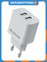 Сетевой адаптер Defender UPA-22 белый, 2xUSB, 2.1А