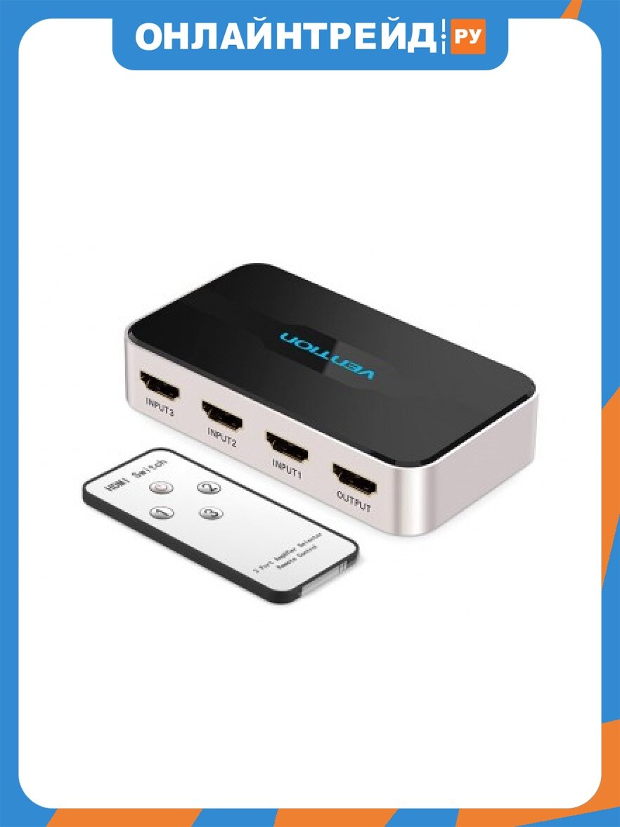 Переключатель Vention (switch) 3x1 HDMI v1.4 (AFFH0)