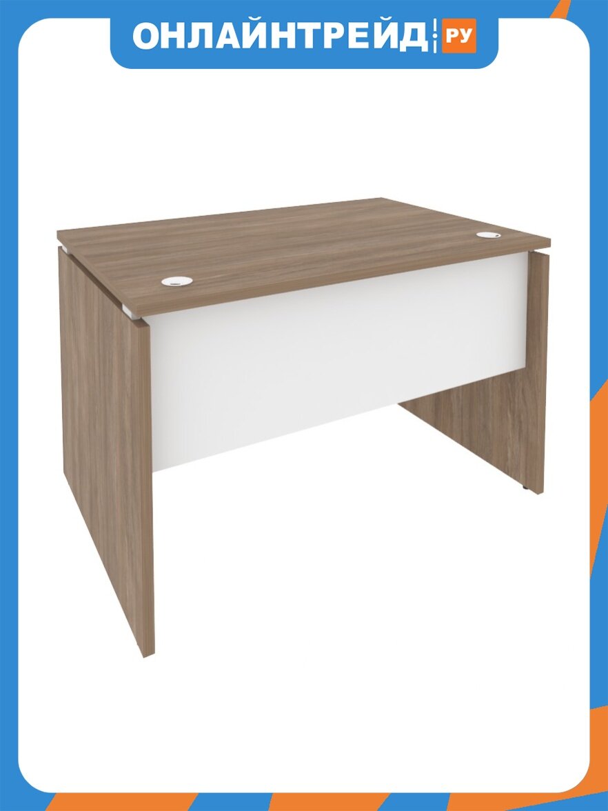 Стол письменный Riva CHAIR O. SP-2.8 Дуб аризона/Белый бриллиант 1180*800*750 Onix