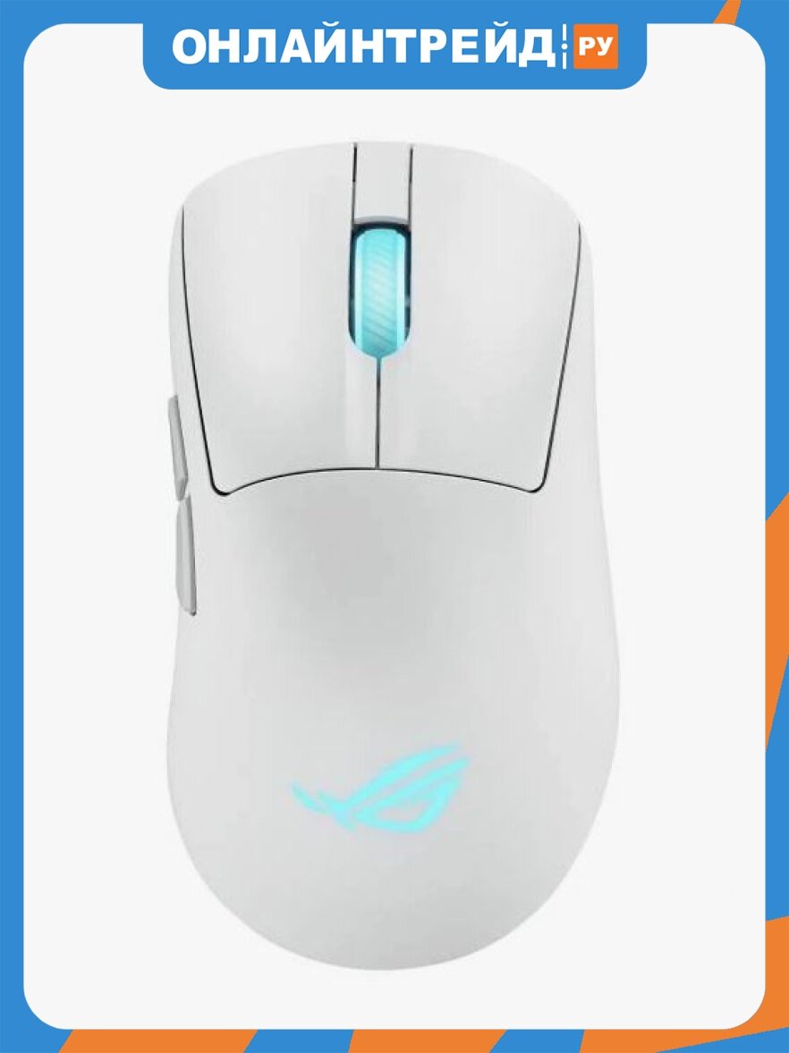 Мышь беспроводная Asus P722 ROG KERIS II ORIGIN белый (90MP04A0-BMUA10)
