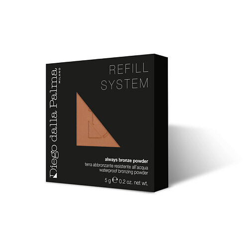 DIEGO DALLA PALMA MILANO Пудра-бронзатор водостойкая Always Bronze Powder Refill System, № 113, 5 г № 113