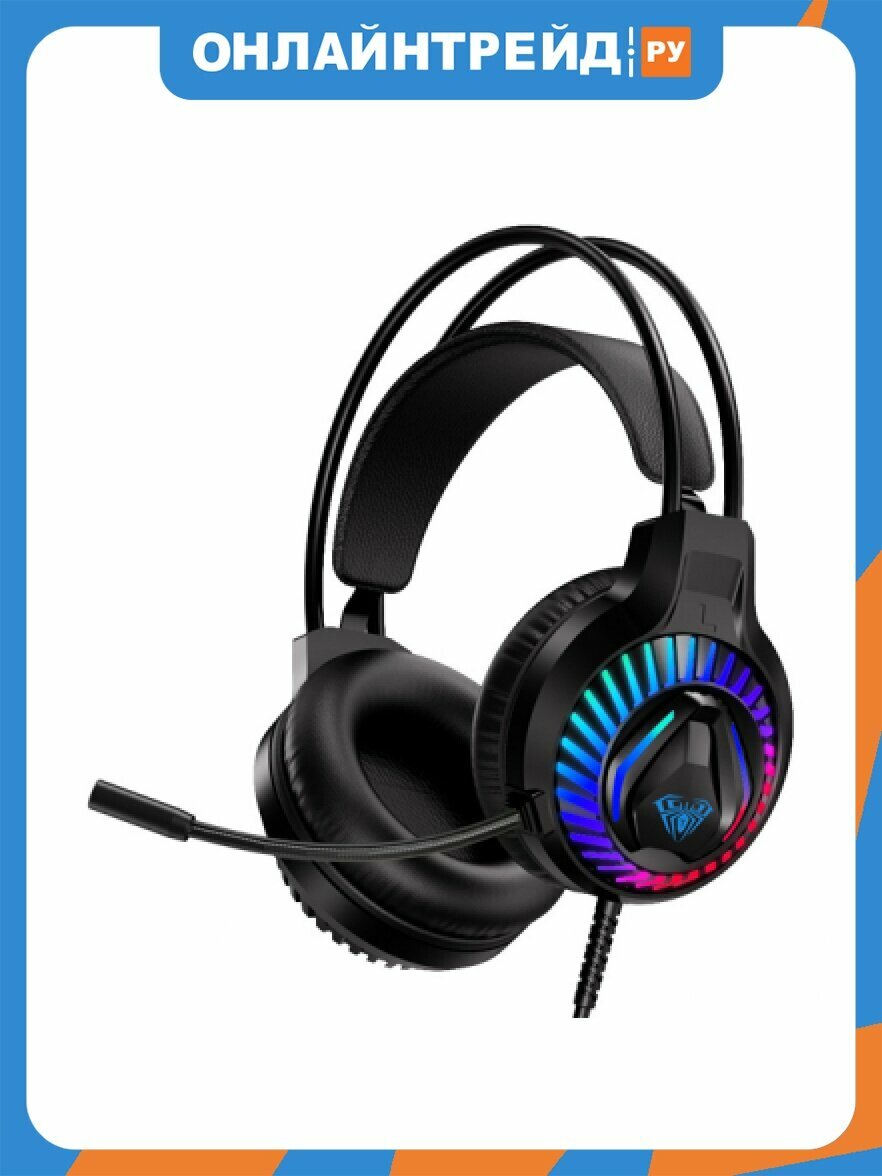 Гарнитура Aula S605, проводная (USB)
