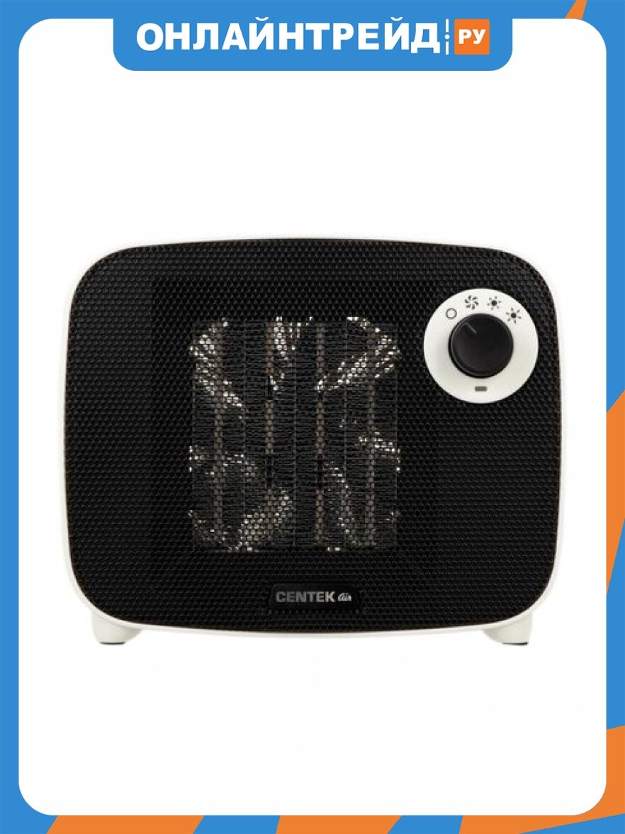 Тепловентилятор Centek CT-6023 1500Вт белый/черный