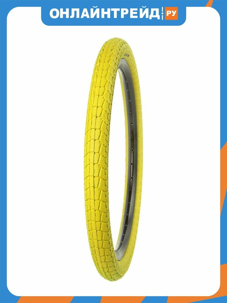 Покрышка Kenda 20"х1.95 (50-406) K907 KRACKPOT низкий желтая