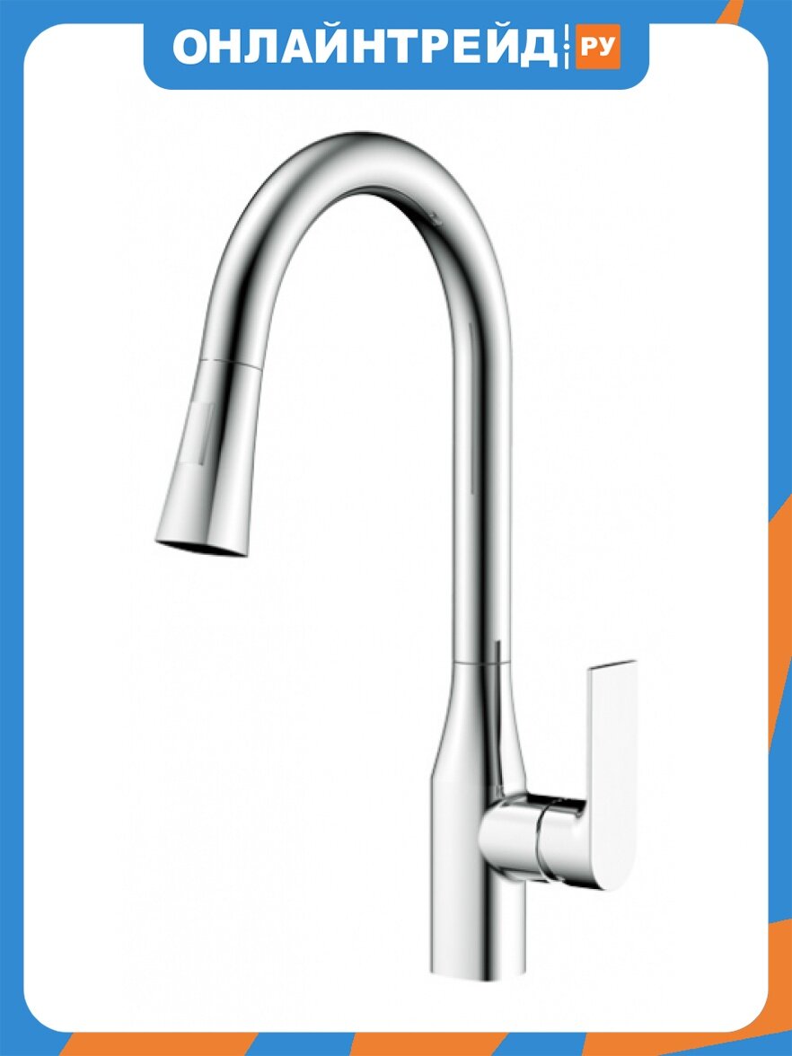 Смеситель Kaiser® Kaiser Linear 59044, кухня, бок, выдвижн, ф40
