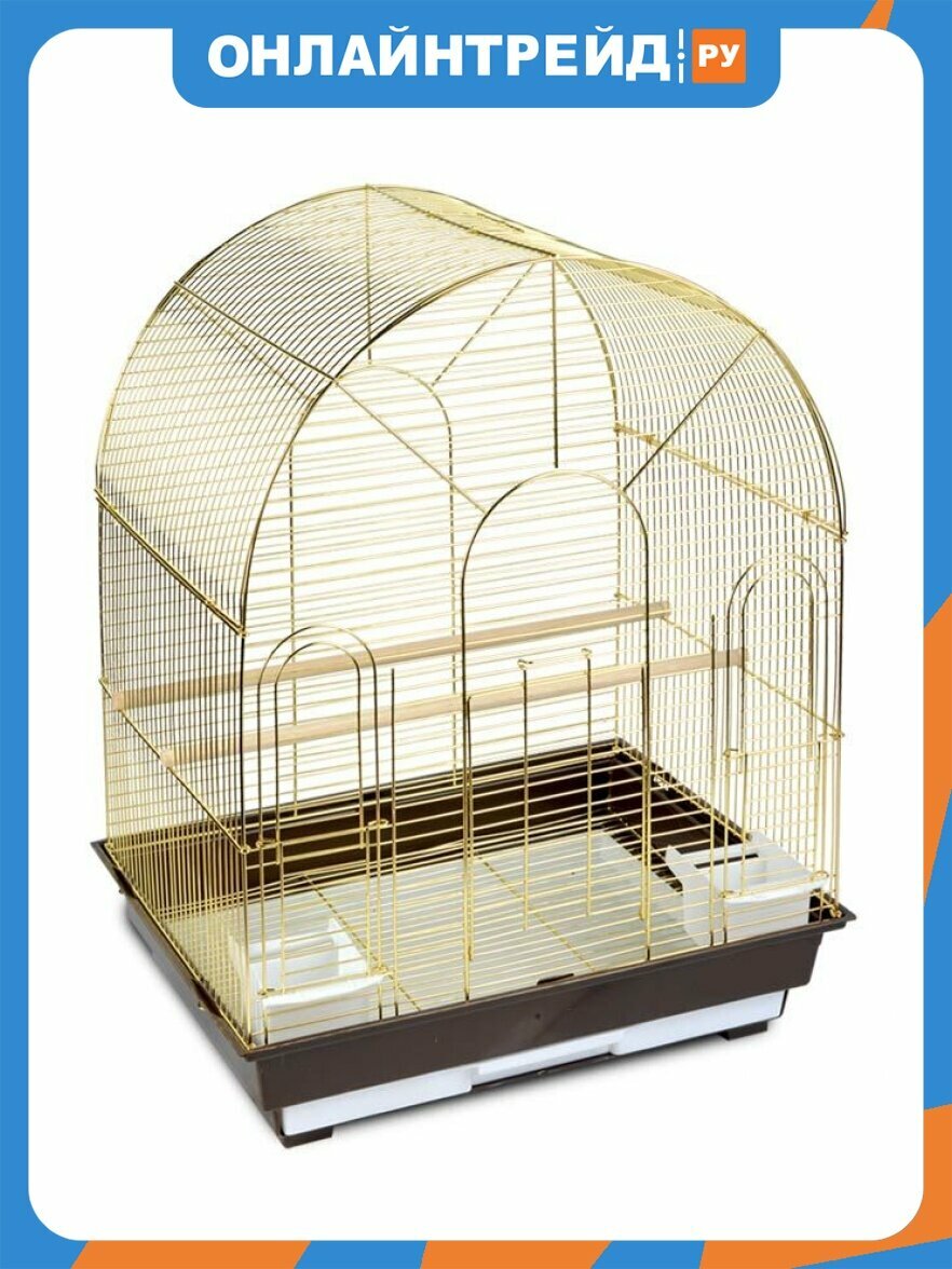 Клетка Triol 1300G для птиц, золото, 520*410*665мм