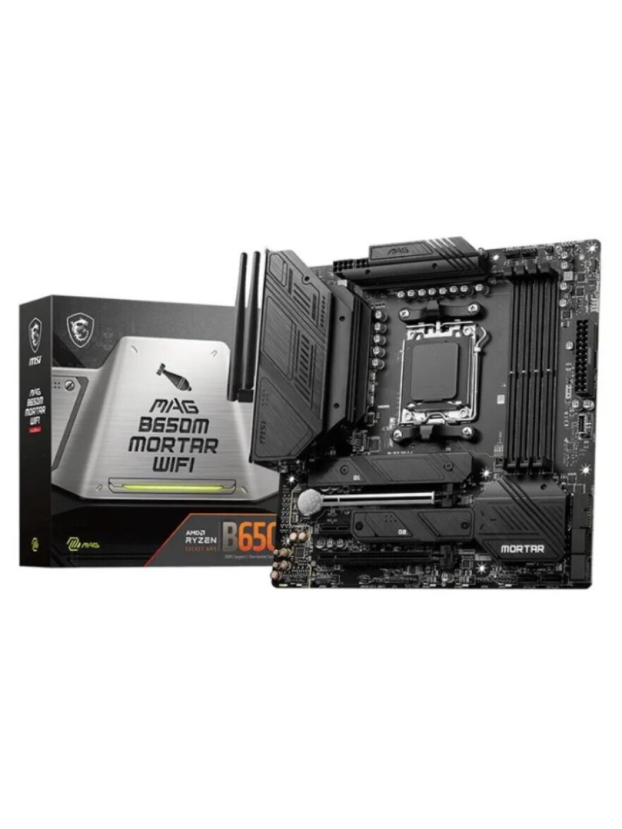Материнская плата Msi MAG B650M MORTAR WIFI (AM5, mATX)