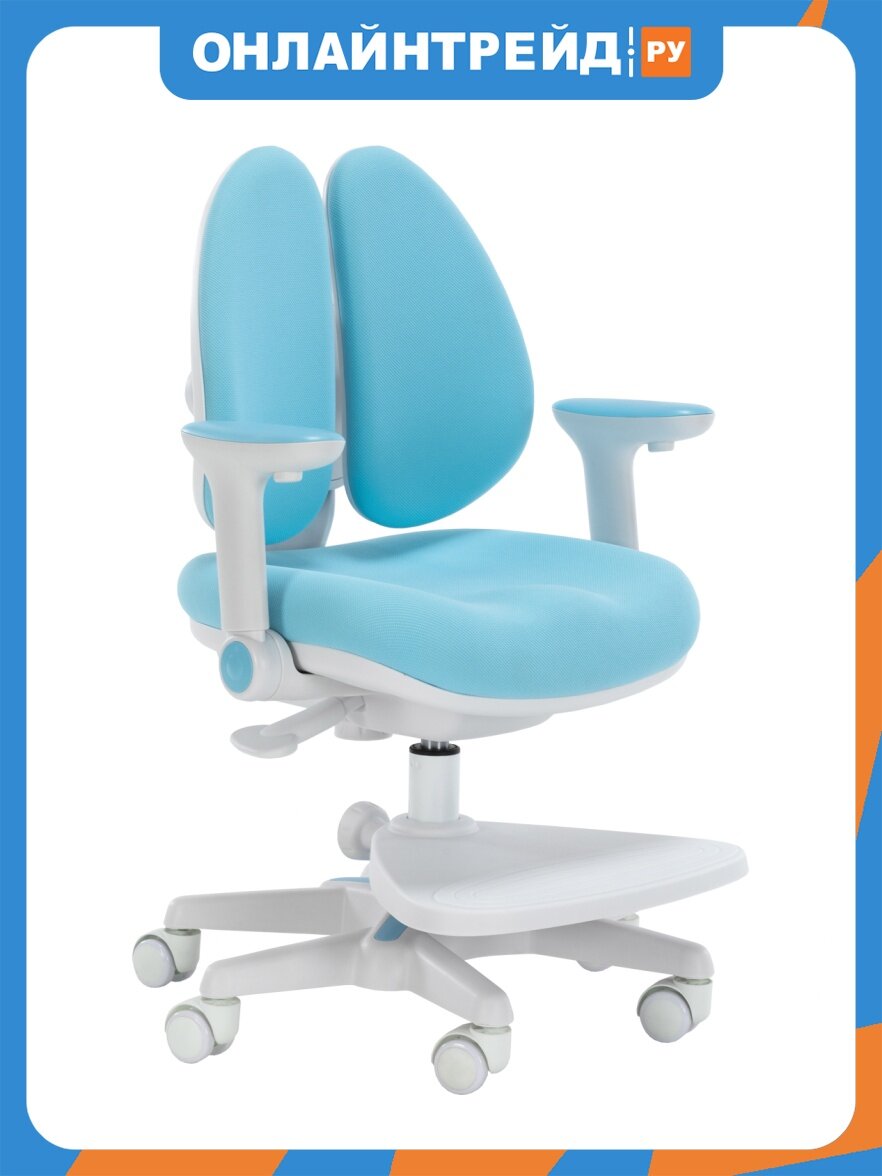 Кресло детское Everprof Kids 101 Ткань Голубой