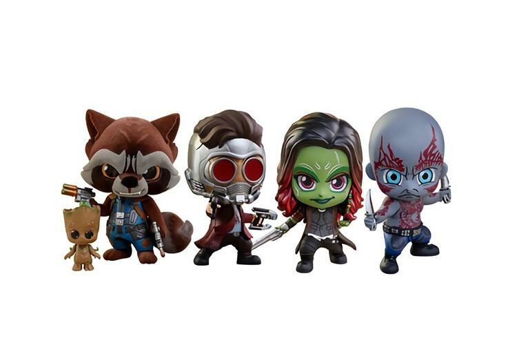 Фигурки унисекс Marvel Star-Lord Groot Guardians of the Galaxy Vol. 2 Chibi COSB359