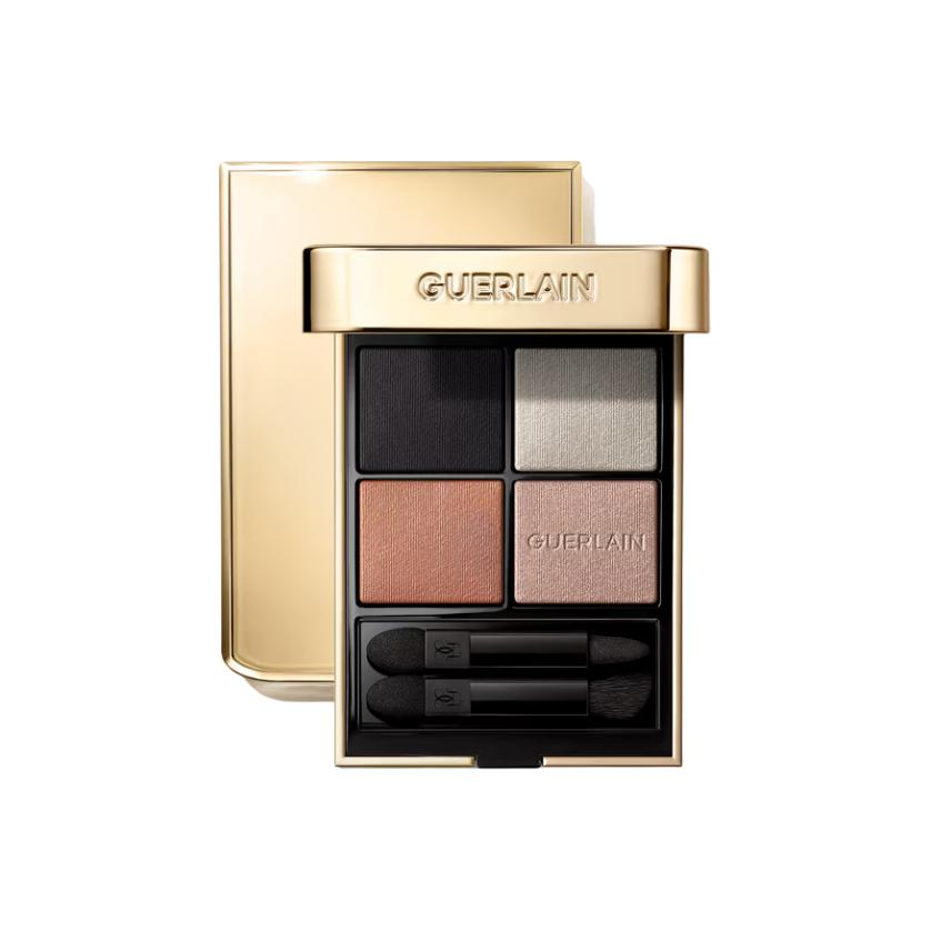 Тени для век женские GUERLAIN Gilded 4 Colors Natural Matte Shimmer Easy to Blend No Transfer, оттенок #011