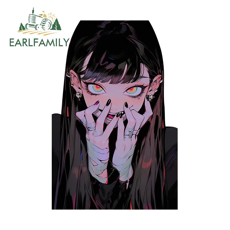 EARLFAMILY татуировки для девочек наклейки сексуальный дьявол AI суккуб украшения YT-369350-13cm