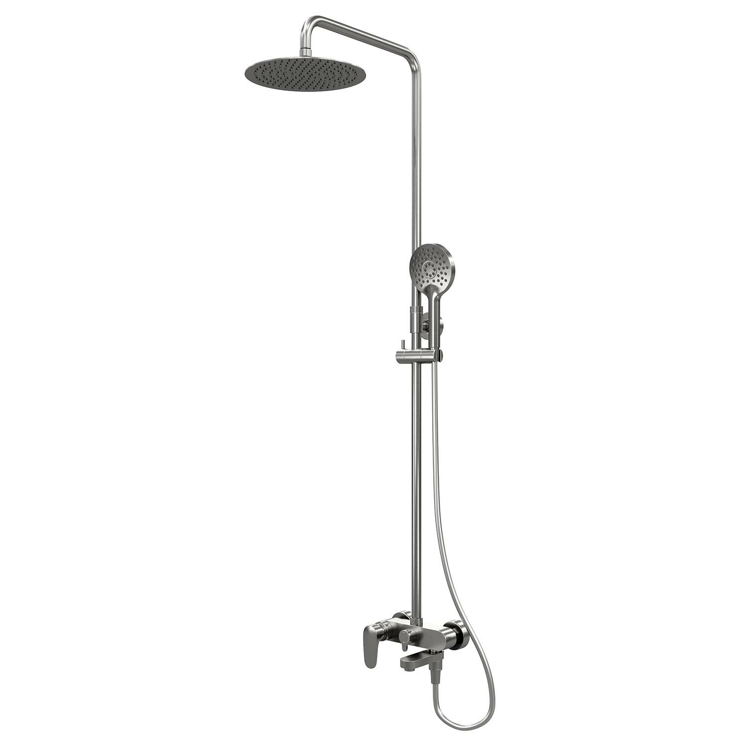 Душевая система WasserKRAFT A14201.14, никель