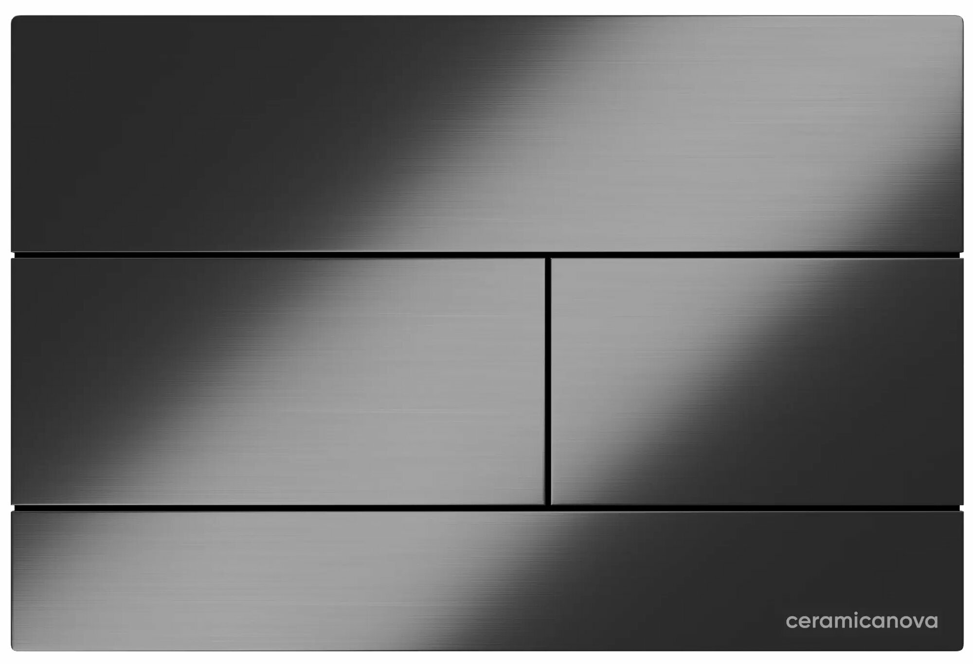 Кнопка смыва для инсталляции Ceramicanova Balance Rect CN12-004GG цвет Вороненая сталь