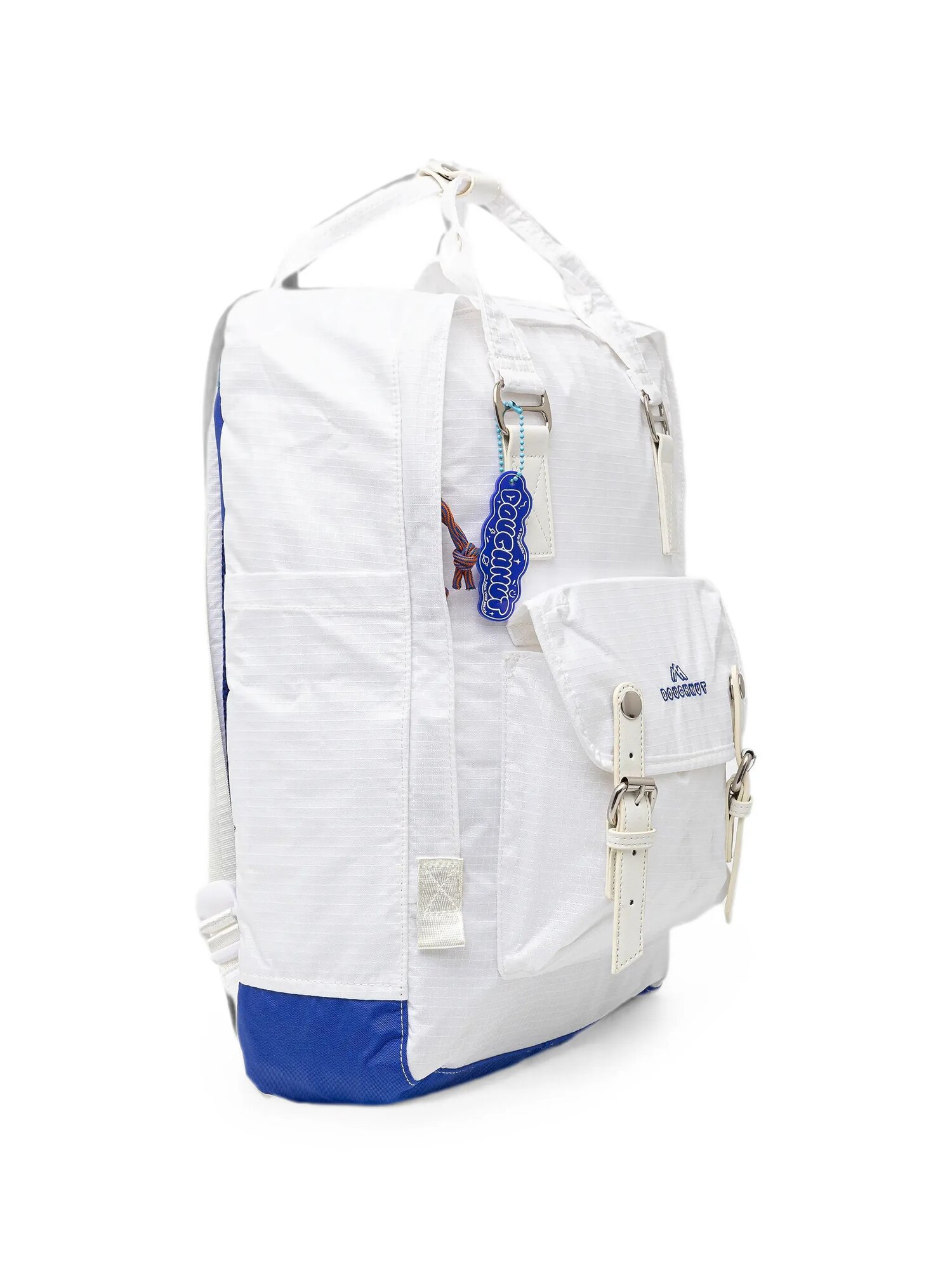 Сумка Doughnut Large buckle-strap backpack, бежевый/белый — фото 1
