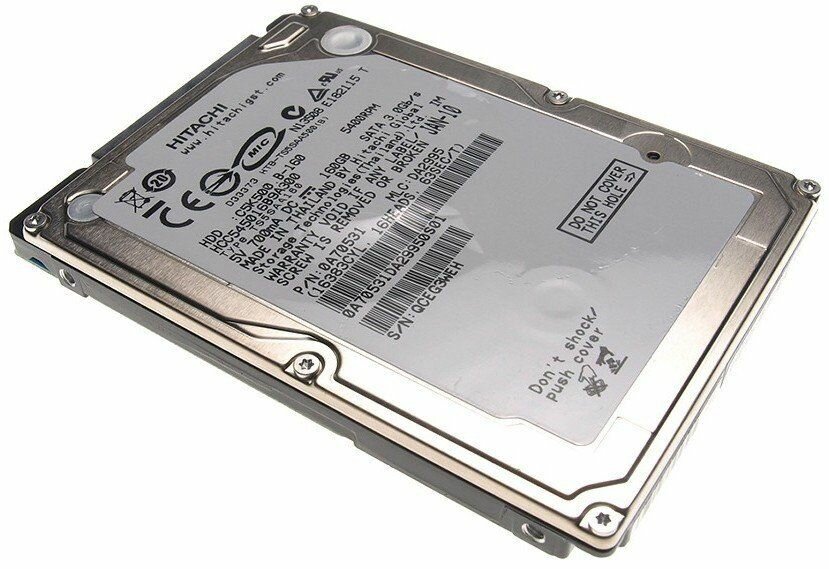 2.5" 160 ГБ Жесткий диск Hitachi HCC545016B9A300 (HCC545016B9A300) - 5400 об/мин, SATA2.6,