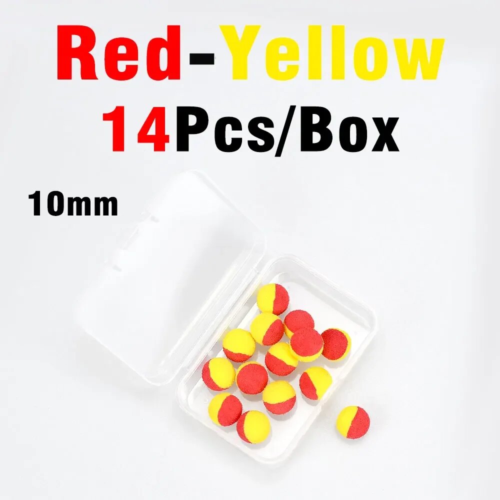 Набор бойлов MNFT для карпа 10/12/14 мм Желтый, Red Yellow 10mm