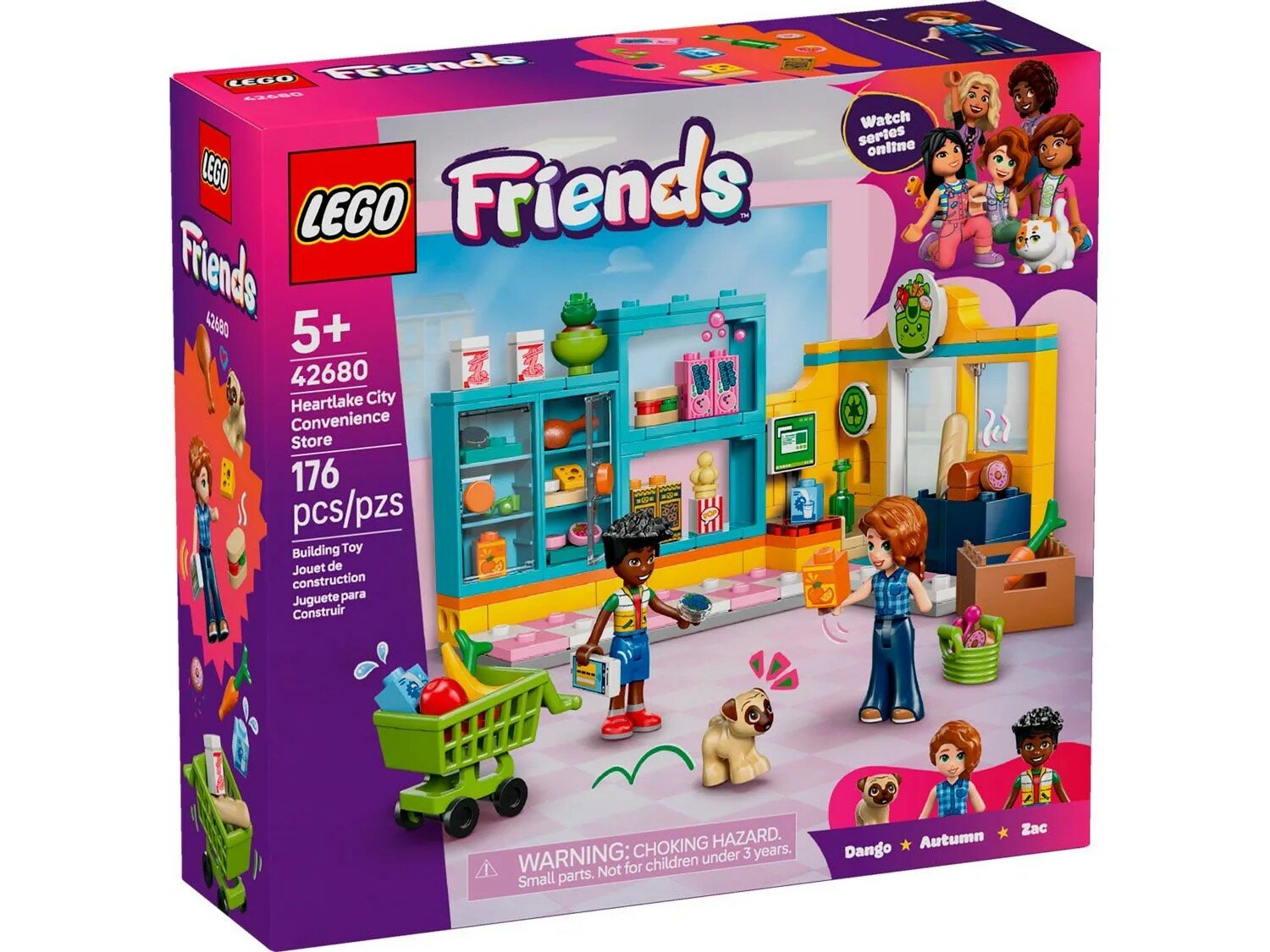 Конструктор LEGO Friends "Мини-супермаркет", для развития моторики, 176 элементов