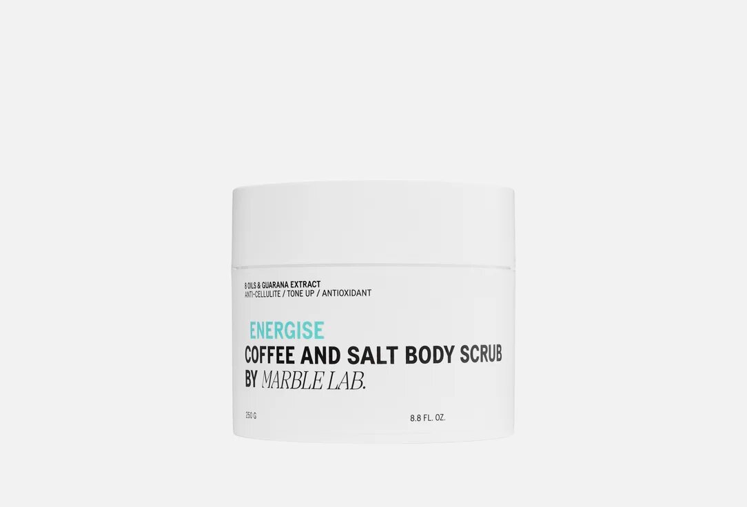 Marble Lab Coffee and salt energise Скраб для тела 250 г