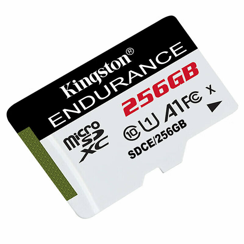 Kingston 256GB U1 A1 MicroSD карта 95 МБ/с скорость чтения для видеорегистраторов и систем безопасности дома Версия：256