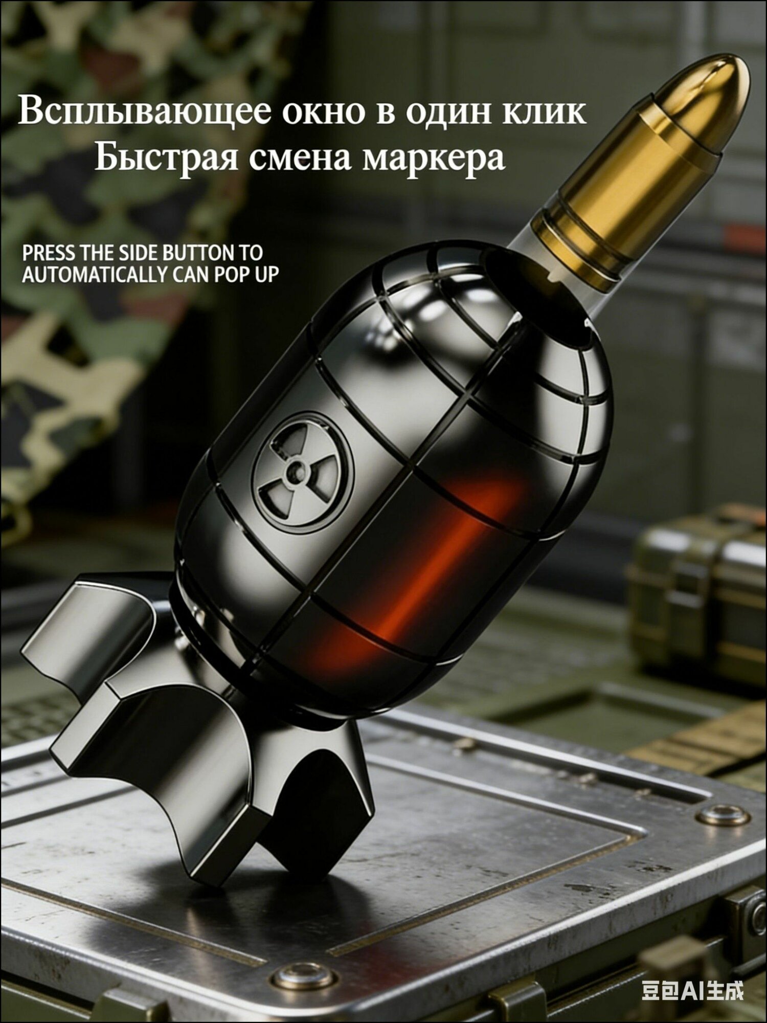 Эксклюзивная миниатюрная модель атомной бомбы для запуска