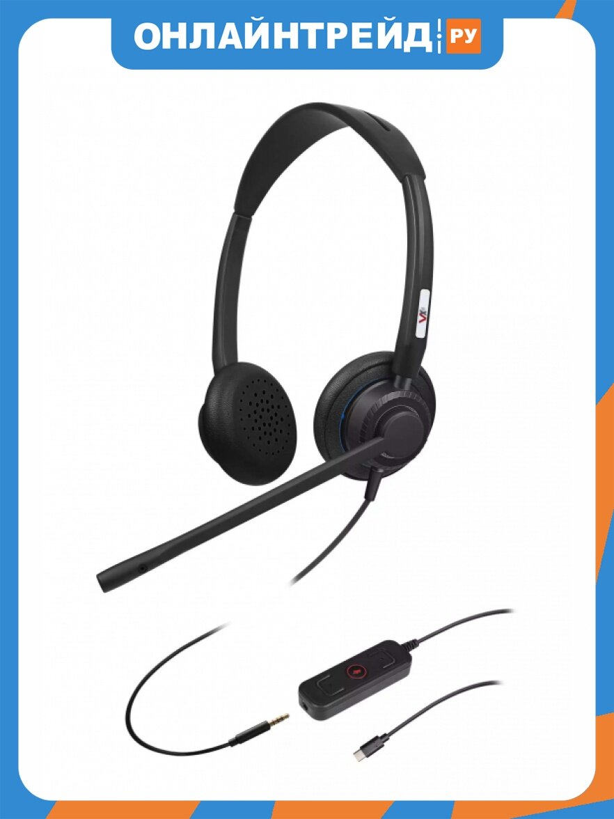 Гарнитура Voicexpert VXH-700DJ-C (USB-C/jack 3.5)