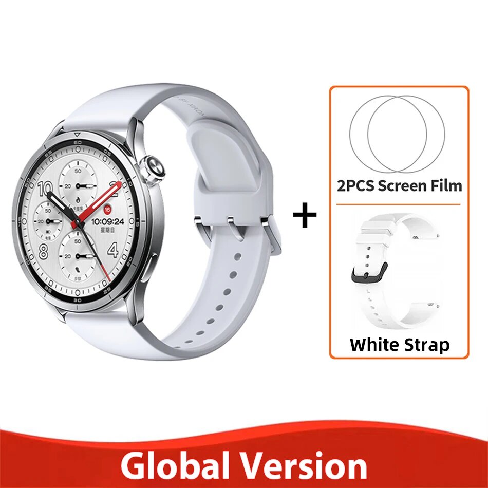 Xiaomi Watch S5 Глобальная версия Silver N White Strap