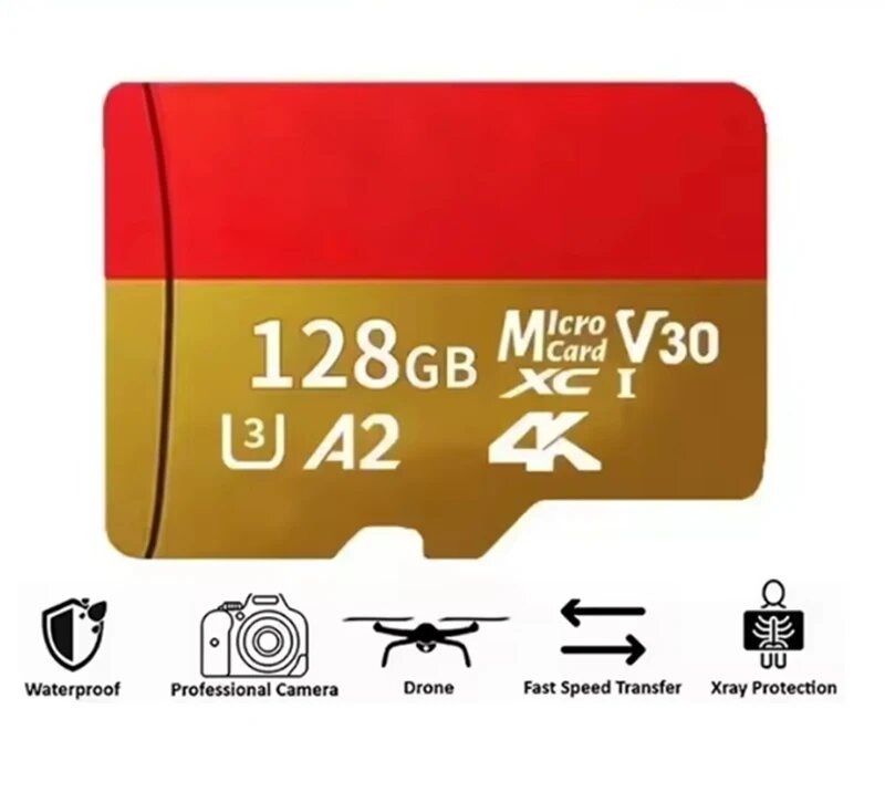 Micro TF карта памяти V30 Class10 128 ГБ - 2 ТБ 128GB